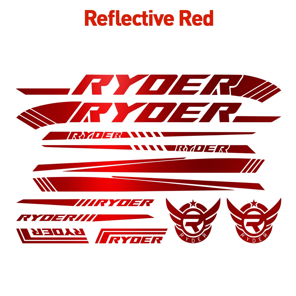 Ryder Bike Decals DIY Frame Stickers Bicycle Stickers decal sticker ...