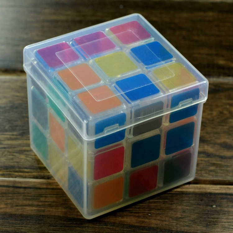 Cube Puzzle Storage Box 3x3x3 Transparent PP Plastic | Shopee Philippines