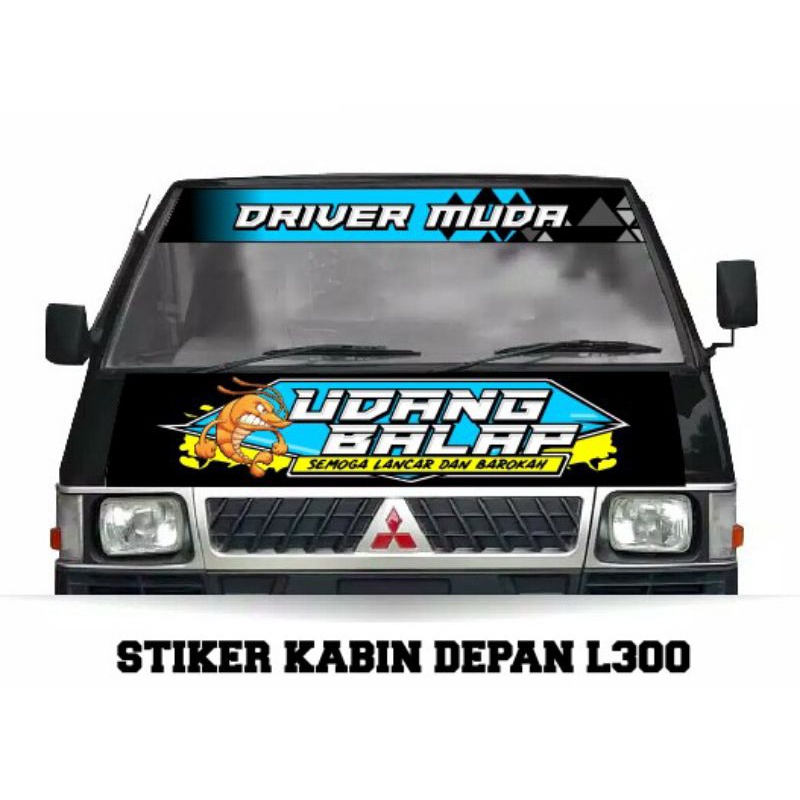 L300 racing shrimp front cabin sticker | Shopee Philippines