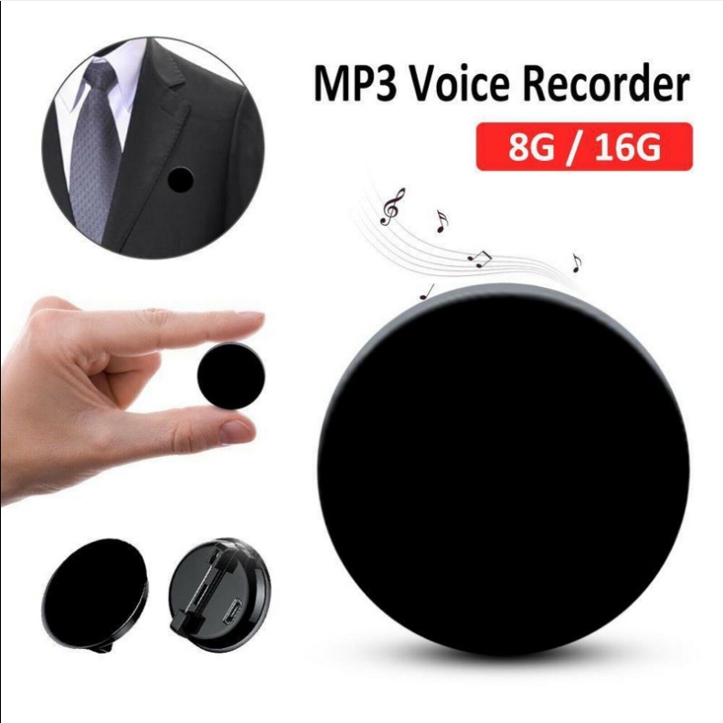 Mini Voice Recorder badge medal Audio Children Cartoon Recording Pen ...