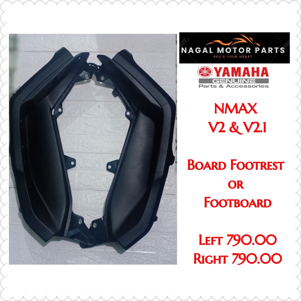 BOARD FOOTREST OR FOOT BOARD FOR NMAX V2 AND V2.1 YAMAHA GENUINE PARTS ...
