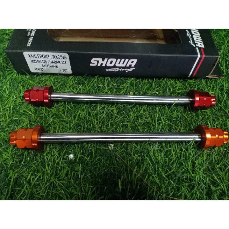 SHOWA RACING FRONT AXLE FOR MIO MX 125/ SKYDRIVE | Shopee Philippines