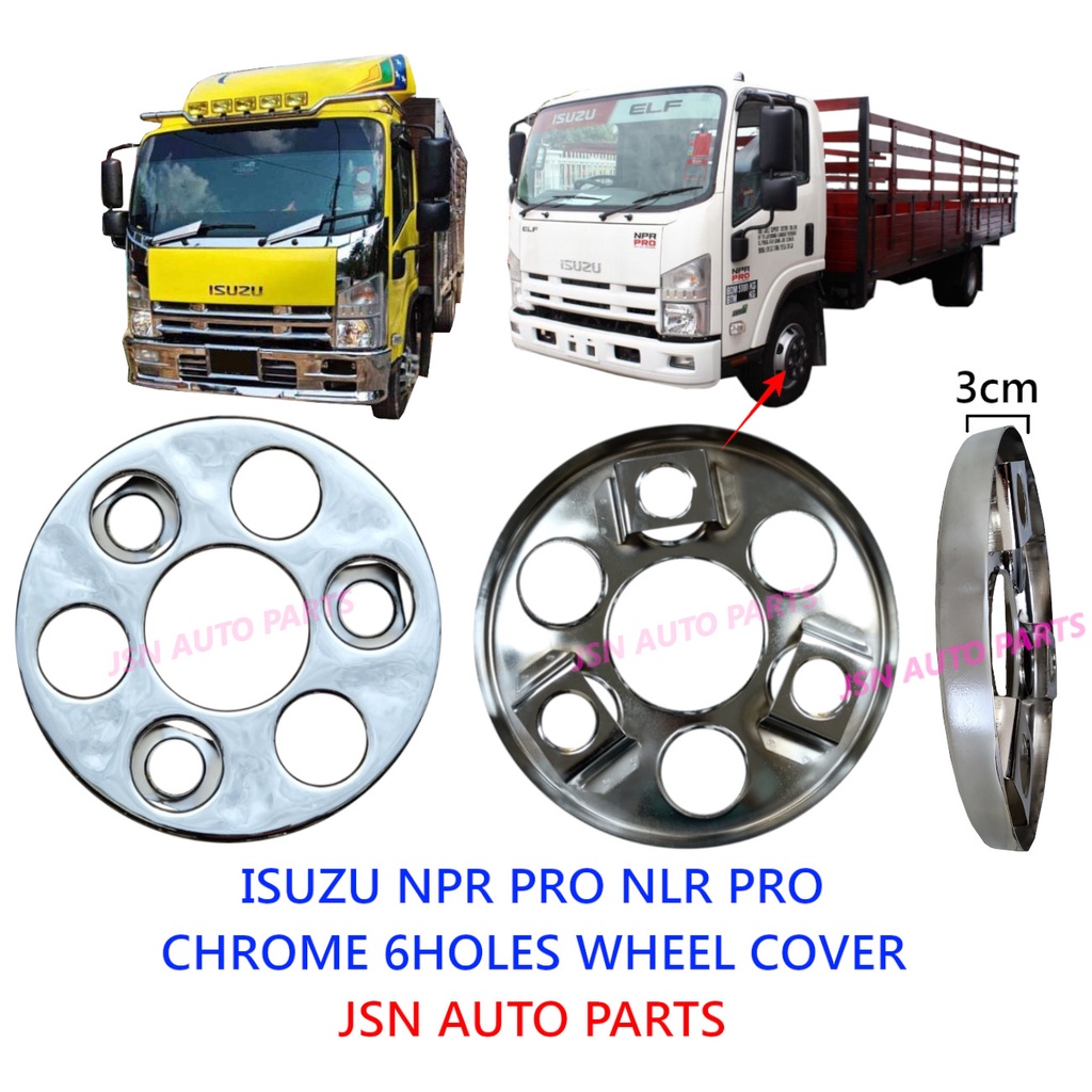 J20S04 ISUZU NPR PRO NLR PRO CHROME WHEEL COVER RIM COVER PRICE FOR 1PC ...