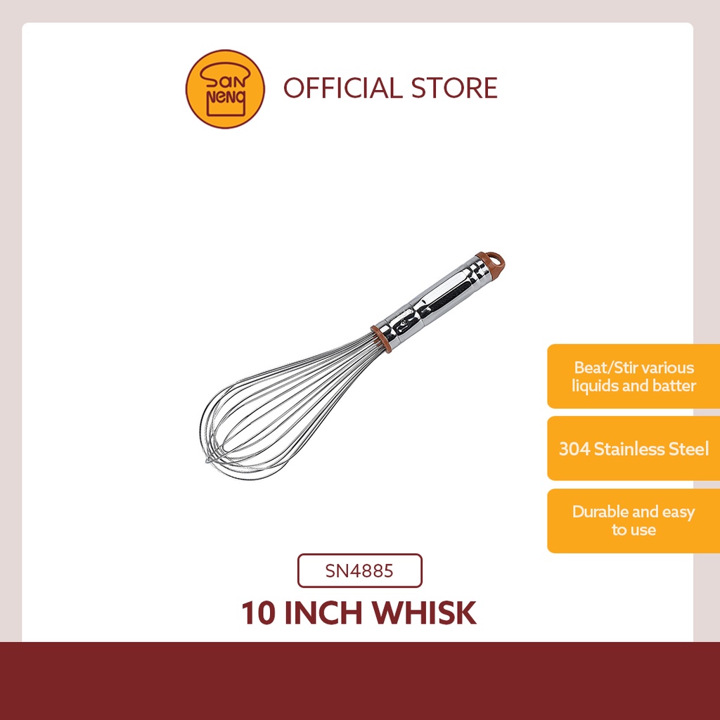 Sanneng 10 inch Whisk (SN4885) | Shopee Philippines
