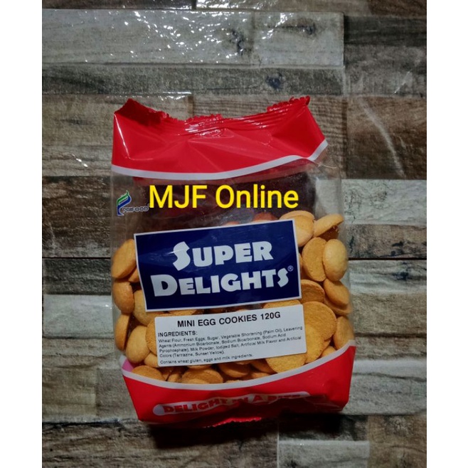 Super delights mini egg cookies 120g. | Shopee Philippines