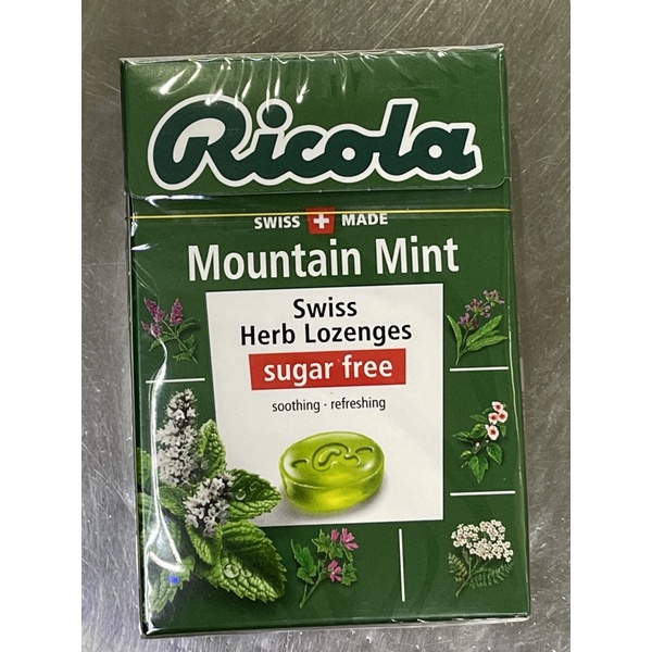 Ricola Sugar Free Candy 45g: Alpin Fresh, Cranberry, Lemon, Mountain Mint, Original Herb ...
