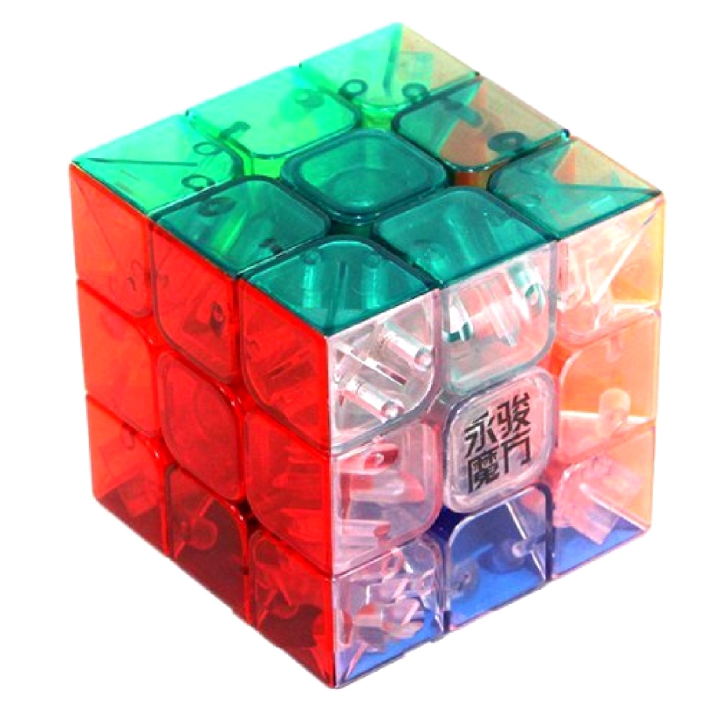 Yongjun 3x3x3 Stickerless Speed Magic Cube Puzzle Transparent | Shopee ...