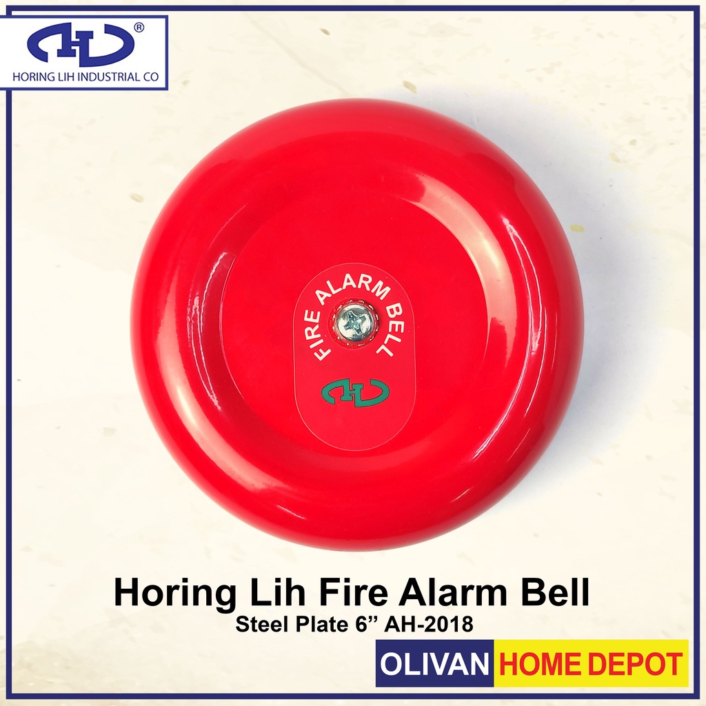HORING LIH Steel Plate Fire Alarm Bell 6" AH-0218 | Shopee Philippines