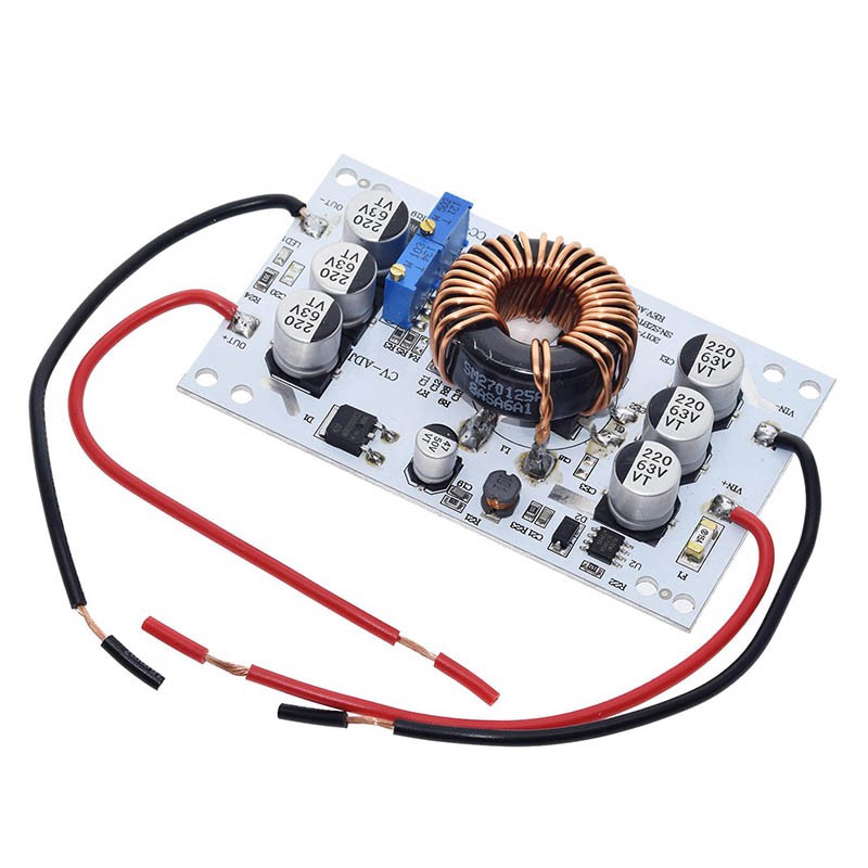 600W Aluminum Plate DC-DC Boost Converter Adjustable 10A Step Up Constant Current Power Supply ...