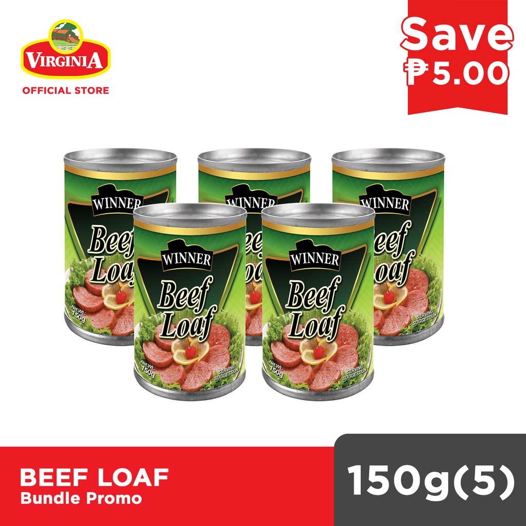 Winner Beef Loaf 150g x 5 | Shopee Philippines