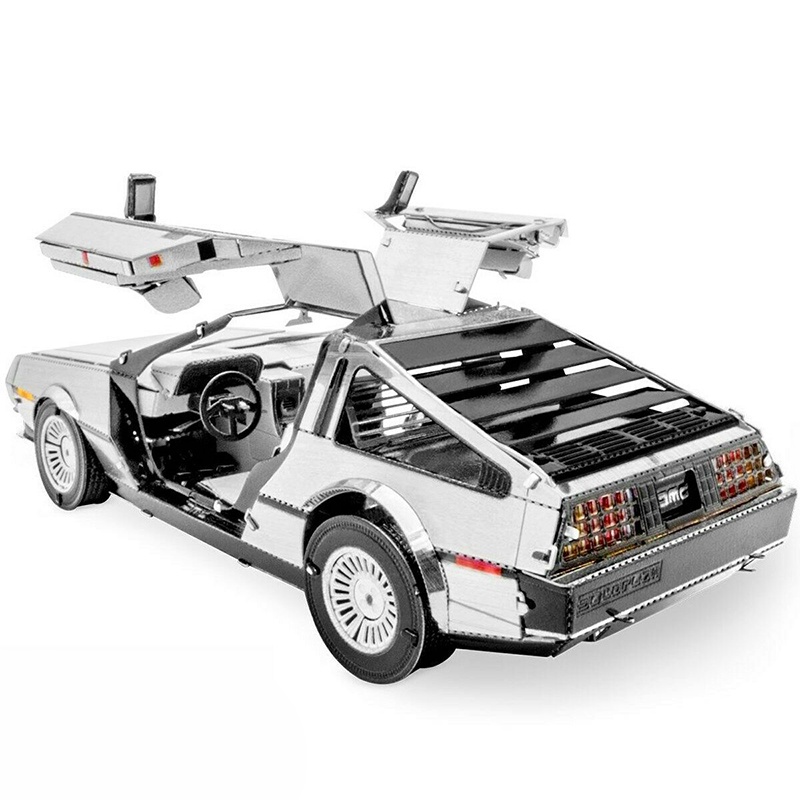 Metal Earth Back to the Future Delorean Time Machine Car 3D Model ...