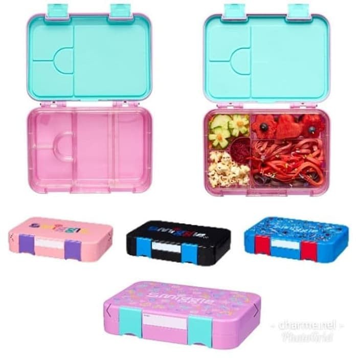 Smiggle Happy Bento Lunchbox - Blue Smiggle | Shopee Philippines