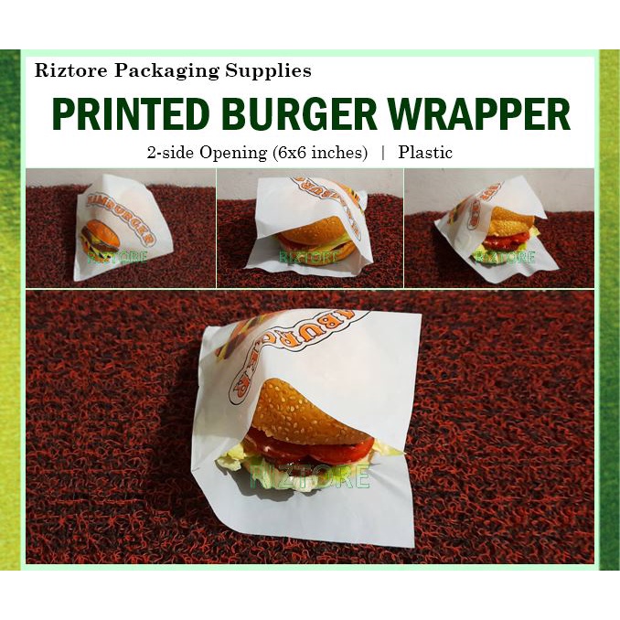 𝗛𝗮𝗺𝗯𝘂𝗿𝗴𝗲𝗿 𝗪𝗿𝗮𝗽𝗽𝗲𝗿 (𝗣𝗹𝗮𝗶𝗻 / 𝗕𝘂𝗿𝗴𝗲𝗿 / 𝗥𝗮𝗻𝗱𝗼𝗺 𝗱𝗲𝘀𝗶𝗴𝗻𝘀) | Shopee Philippines