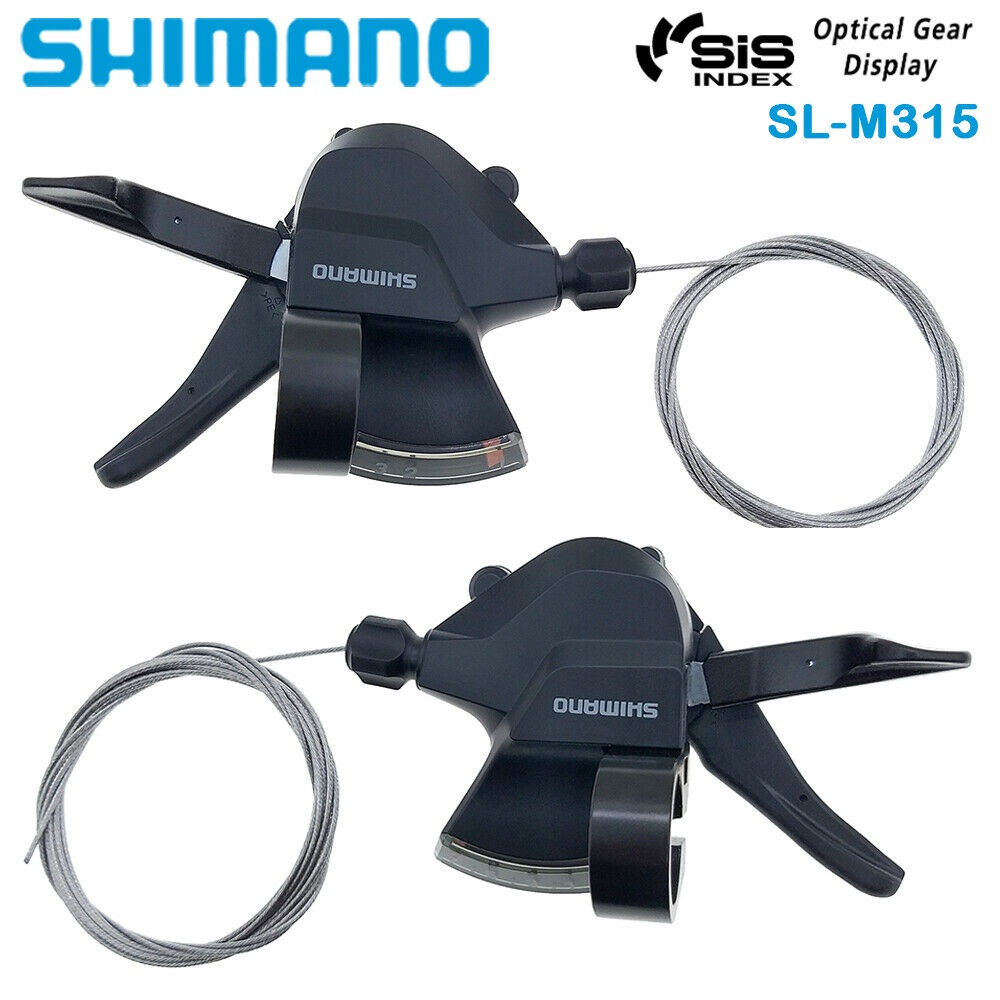 SHIMANO Altus SL M315 Shifter 2/3/7/8 Speed Trigger Shift Lever Set Rapidfire Plus w/Shifter ...