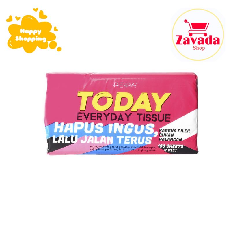 Today Tissue 180 sheets | Shopee Philippines
