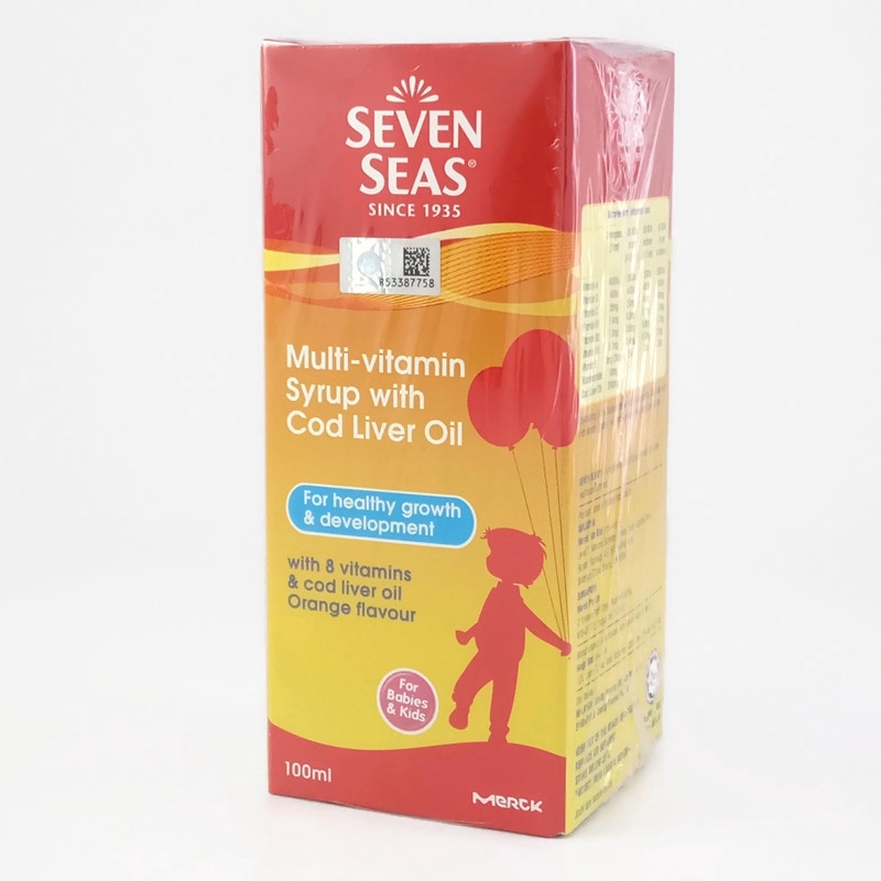 SEVEN SEAS MULTI-VITAMIN SYRUP WITH COD LIVER OIL 100ML | Shopee ...