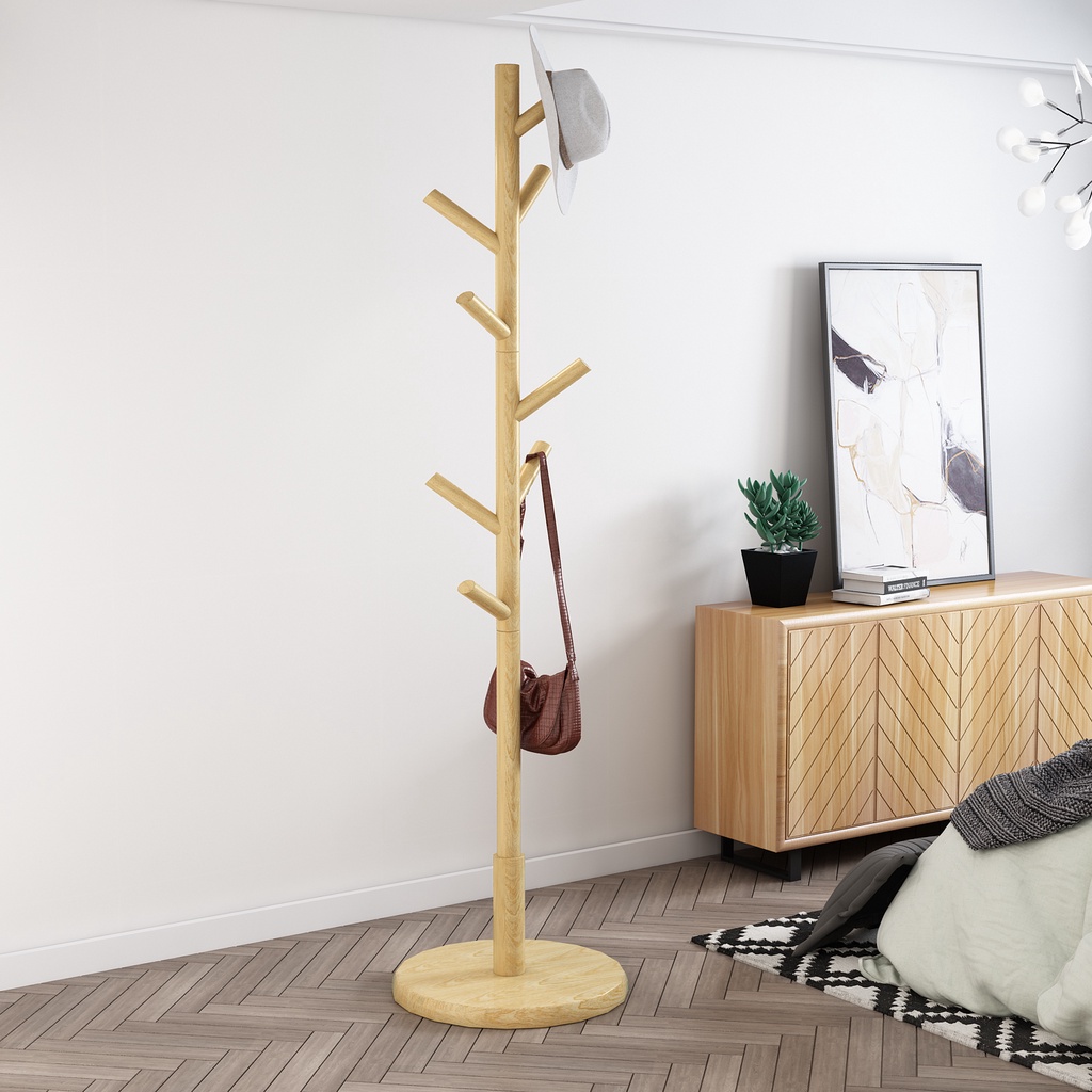 Wood coat hange Bag Rack Stand Coat Rack Stand Multipurpose Rack ...
