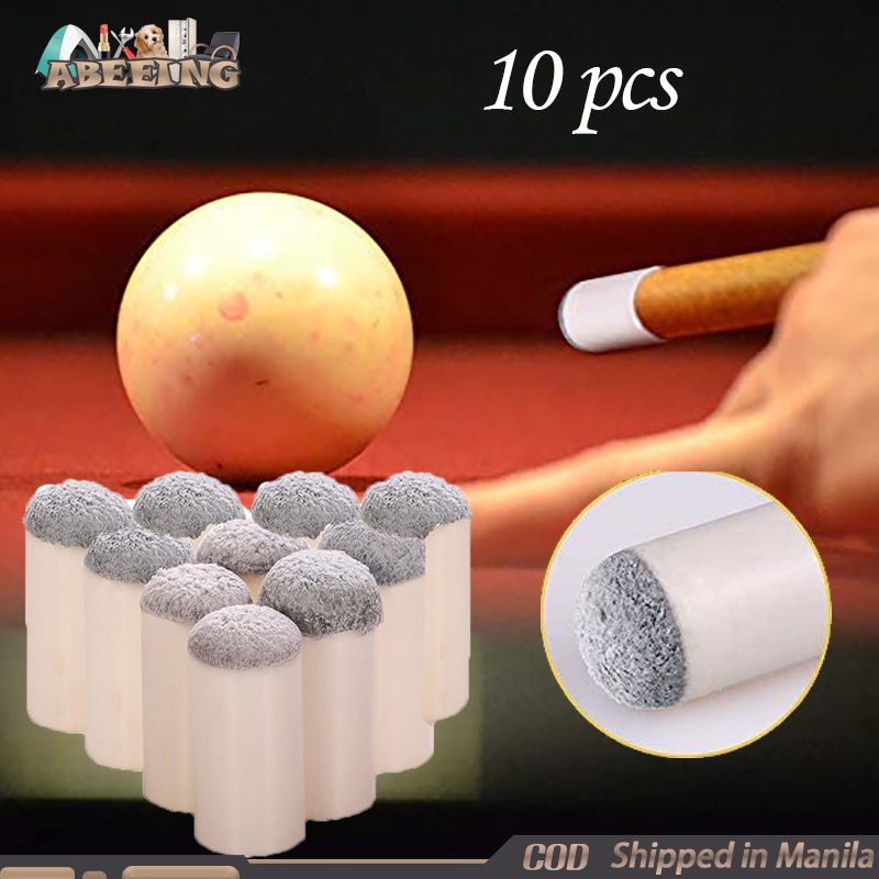 13mm Pool Cue Tips Plastic Snooker Cue Ferrule Billiard Accessories for ...
