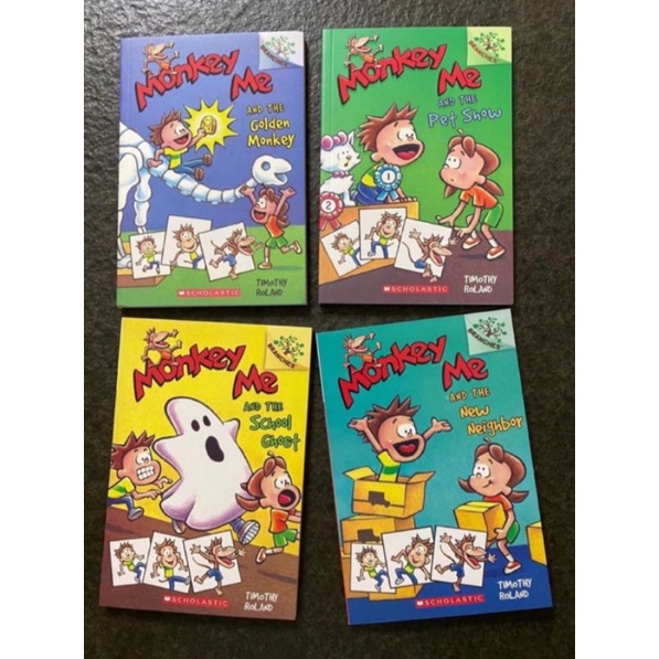 Monkey Me 4 Books Chapter Book Branches English For Junior Learning To ...