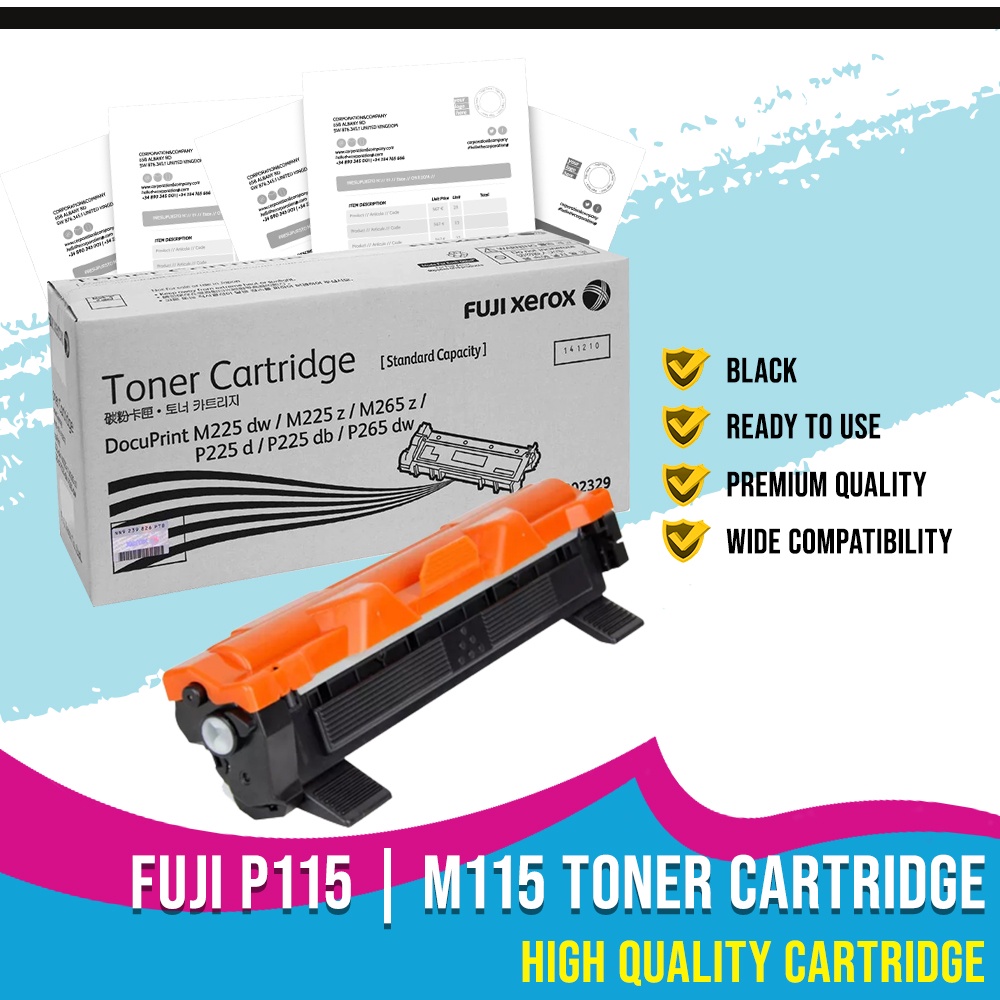 Fuji P115 M115 Toner Cartridge Compatible Cartridge for Fuji Xerox P115 ...