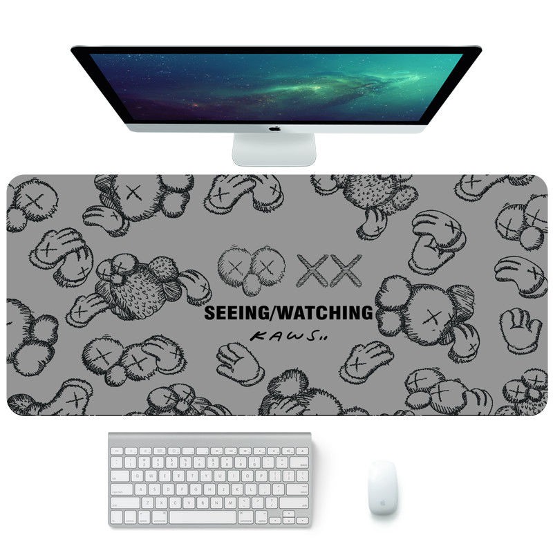 Sesame Street Kaws Mouse Pad Oversized Office Computer Keyboard Pad ...
