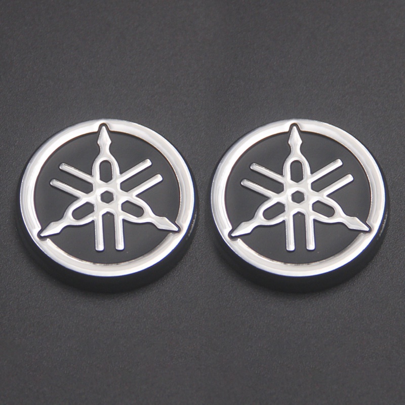 29mm Yamaha Emblem Plastic Chrome Plating 3D ABS Badge Logo motorcycle ...