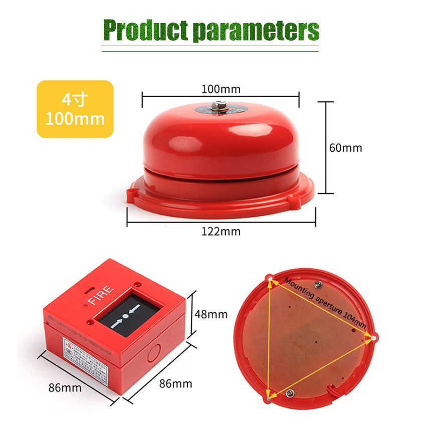 220v Fire Alarm Bell and Pull Switch Bundle | Shopee Philippines