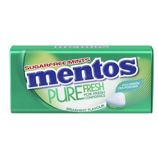 [FSC] Mentos Pure Fresh Mint Candy 35g (Tin) | Shopee Philippines