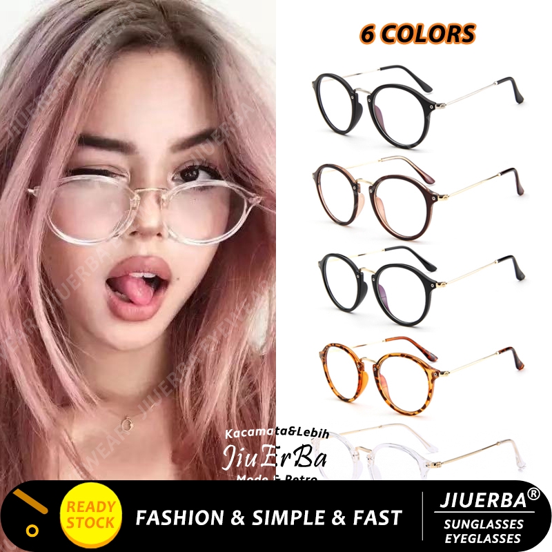【READY STOCK】Designer Brand Retro Candy Color Frame Eyeglasses Women ...