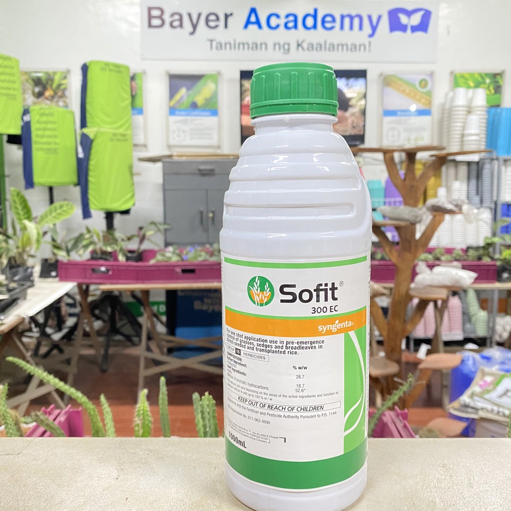 SOFIT PRETILACHLOR 300 EC PRE-EMERGENT HERBICIDE (1L/500mL) | Shopee ...