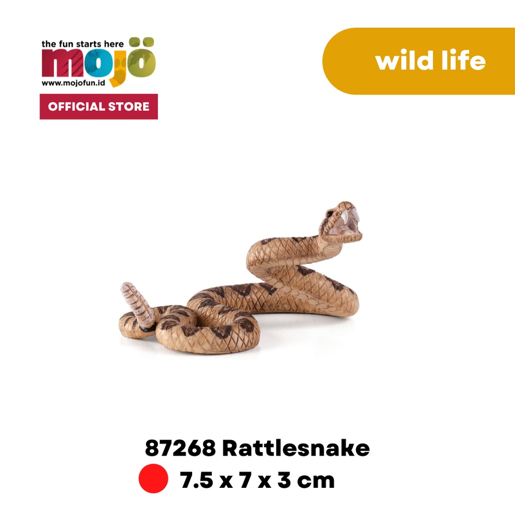 Mojo Fun Rattlesnake / Snake 87268 - Wildlife Collection | Shopee ...