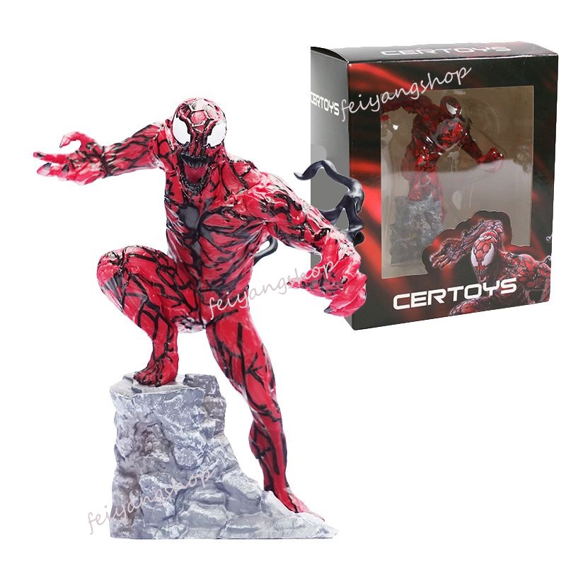 Spiderman Anti Hero Venom 2 Red Carnage Model Action Figure | Shopee ...