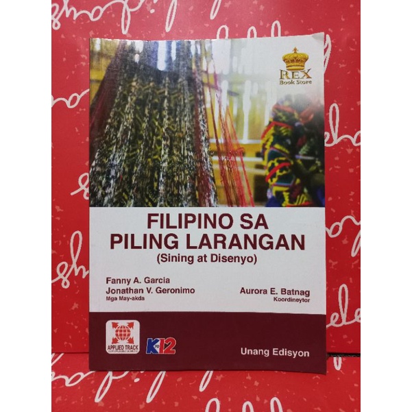 Filipino sa Piling Larangan (Sining at Disenyo) | Shopee Philippines