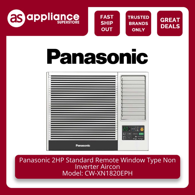 Panasonic 2HP Standard Remote Window Type Non Inverter Aircon CW ...