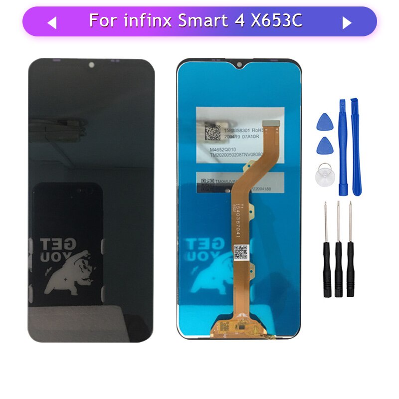 For Infinix Smart 4 X653 X653C LCD Display Touch Screen Assembly Glass ...