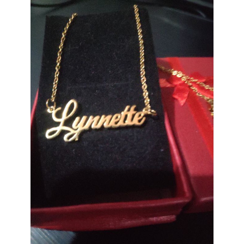 Name Necklace LYNNETTE NORJANAH VERA KATRINA | Shopee Philippines