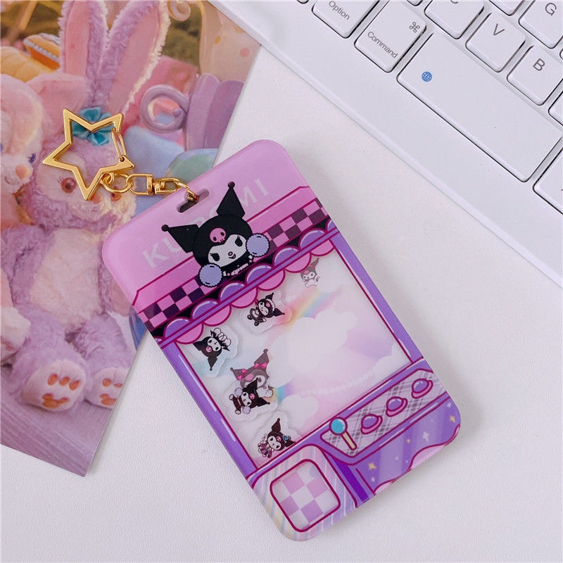 Sanrio Shake Keychain Cinnamoroll Melody Acrylic Keyring Kuromi Pom Pom ...