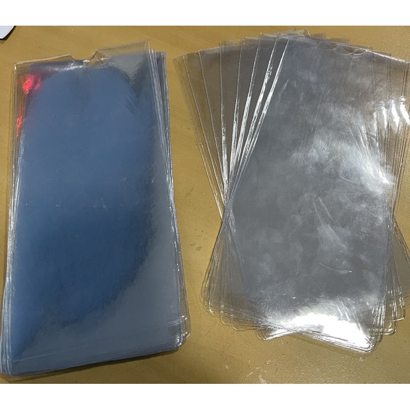 4 x 8.4 inches Clear Plastic Jacket, Card or Paper Case set of 22 pcs ...