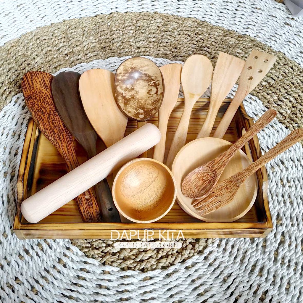 KAYU PERALATAN Economical Package for Wooden Cooking Utensils (PACKAGE ...