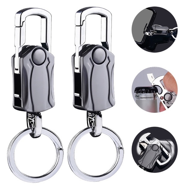1 Pcs Fidget Cube Keychain Car Key Holder 360-degree Rotating Keyring ...