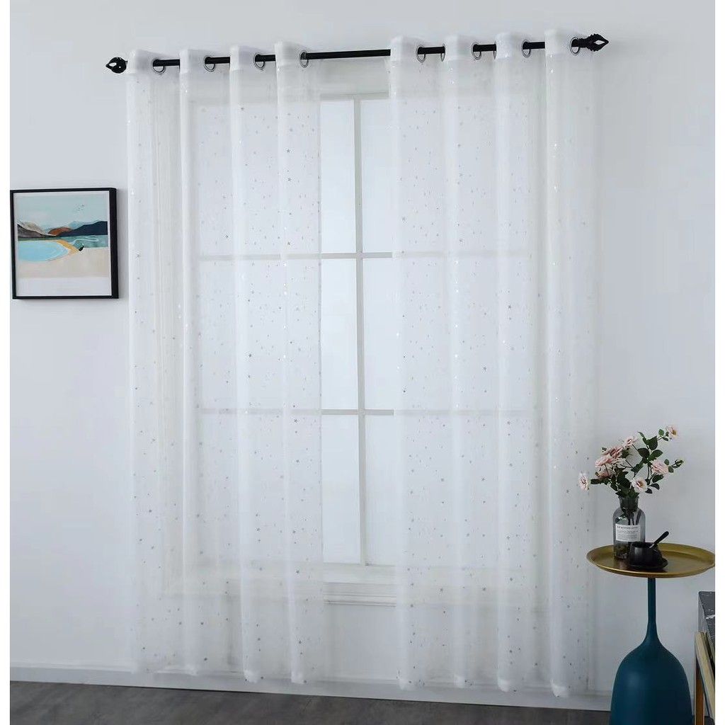 SHEER STAR LACE for bedroom and living room | Shopee Philippines