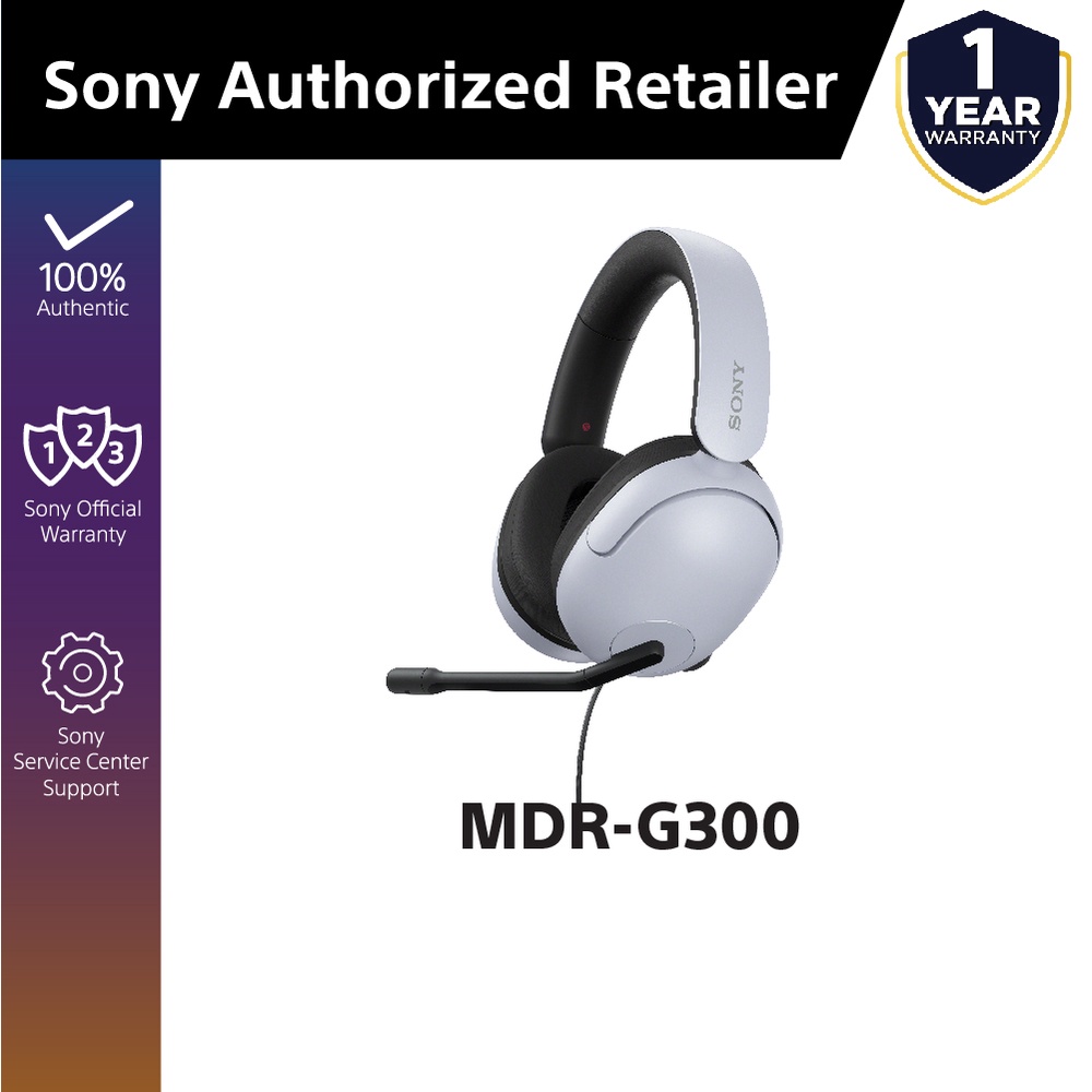 Sony INZONE H3 | MDR-G300 Wired Gaming Headset | Shopee Philippines