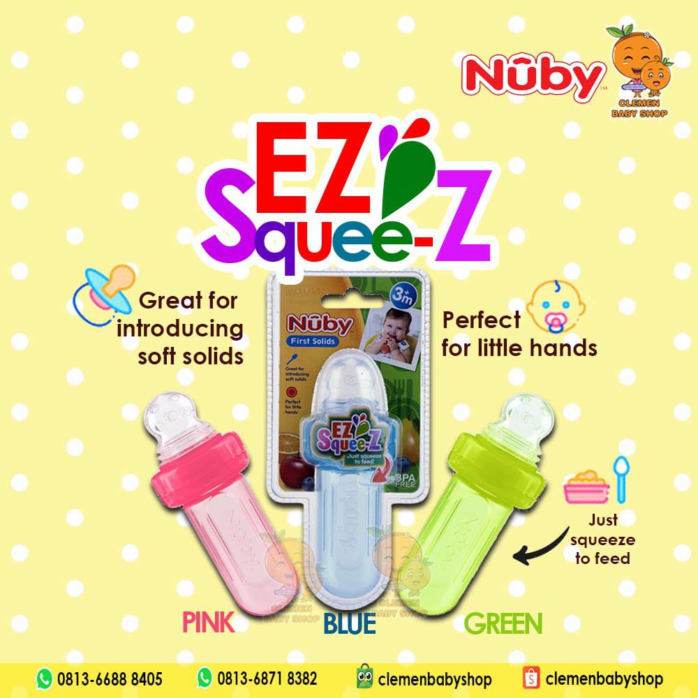 Nuby Mini Squeeze Feeder With Case | Shopee Philippines
