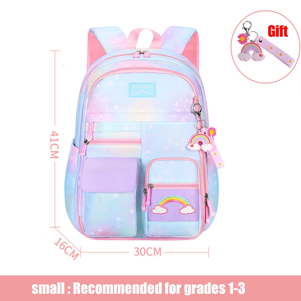 New Primary School Backpack Cute Colorful Bags for Girls Princess ...