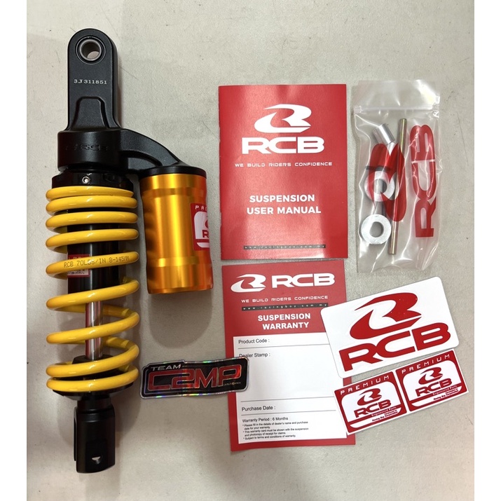 RCB Monoshock MB2 Series 295 mm Sporty Amore Soul Soulty Mio i 125 M3 ...