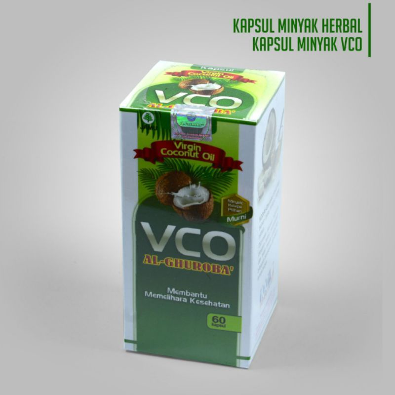Vco Capsules (Virgin Coconut Oil) Al Ghuroba', contains 60 capsules ...