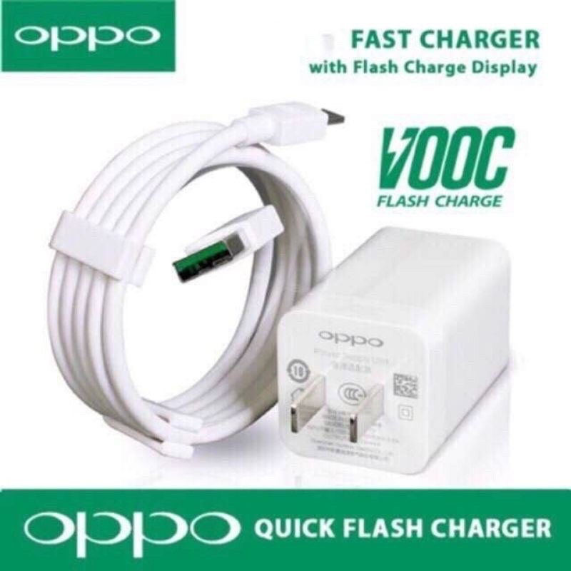OPPO VOOC Fast Charger + USB Cable Micro usb V8 Android | Shopee ...