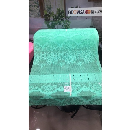 tela Lace curtain scallop lace tela 60 inches width sold per 3/4 yard ...