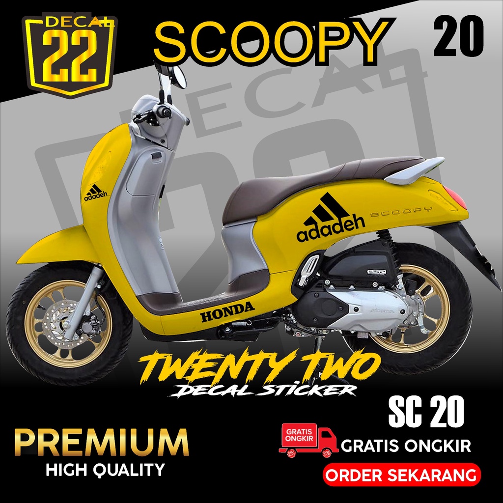 Cutting Sticker All Varian Full Set Striping Sticker Variation Genio
