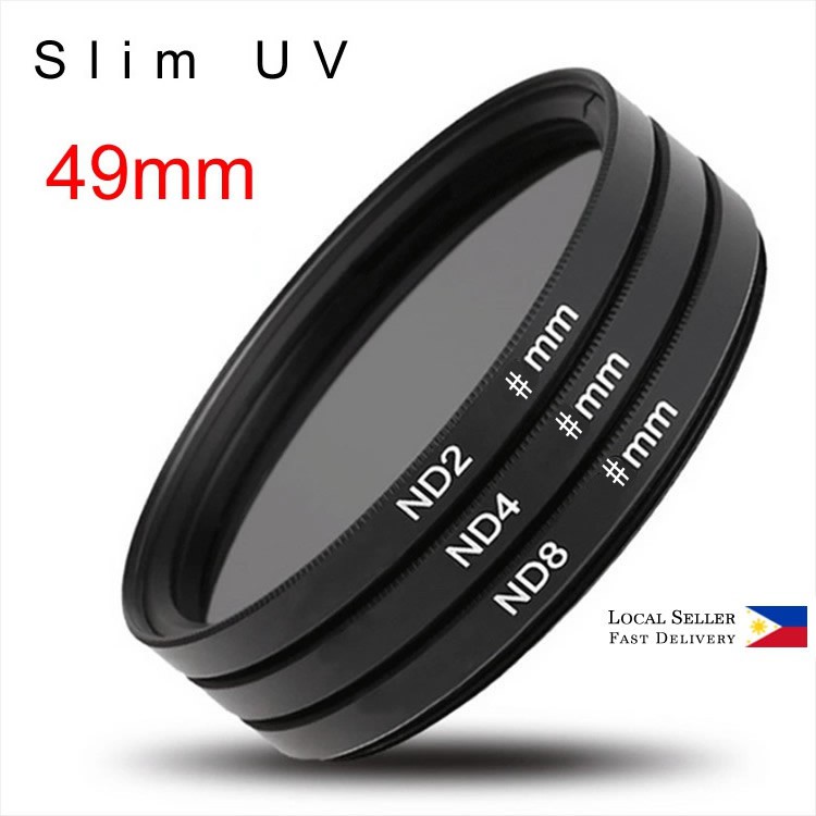 49mm Slim UV ND Filter ND2 ND4 ND8 ND16 | Shopee Philippines
